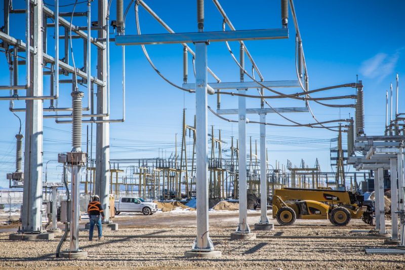 Hunter Solar Project at Emery Substation in Castle Dale, Utah